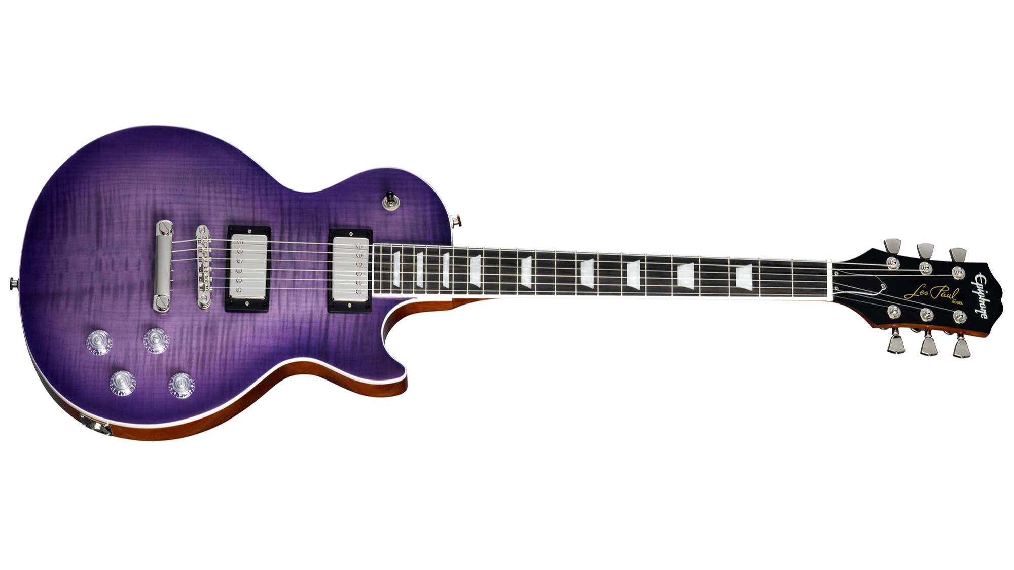 Epiphone Les Paul Modern Figured, Purple Burst – A Strings