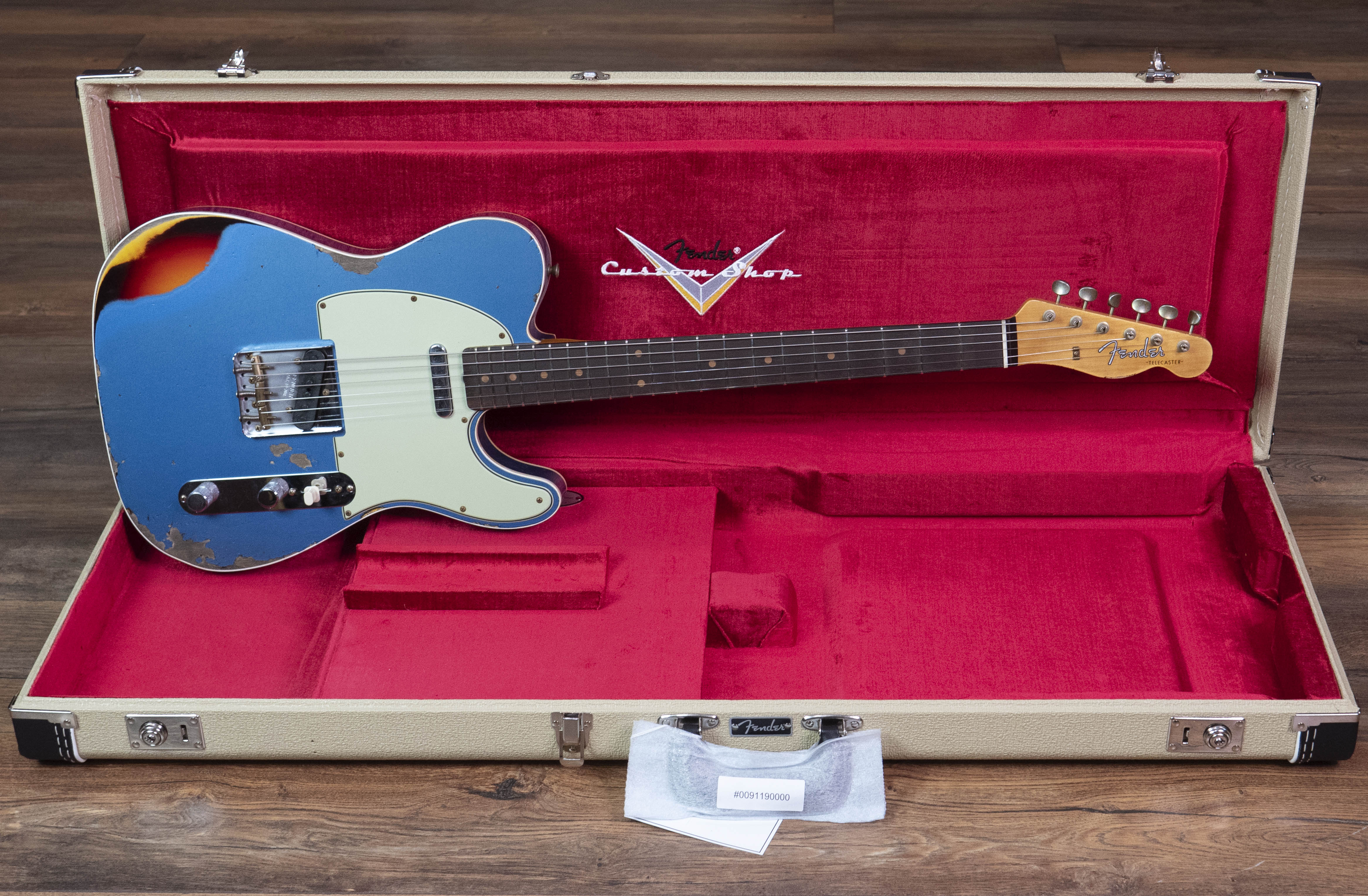 Fender Custom Shop 1960 Telecaster Custom Heavy Relic, Aged Lake Placi ...