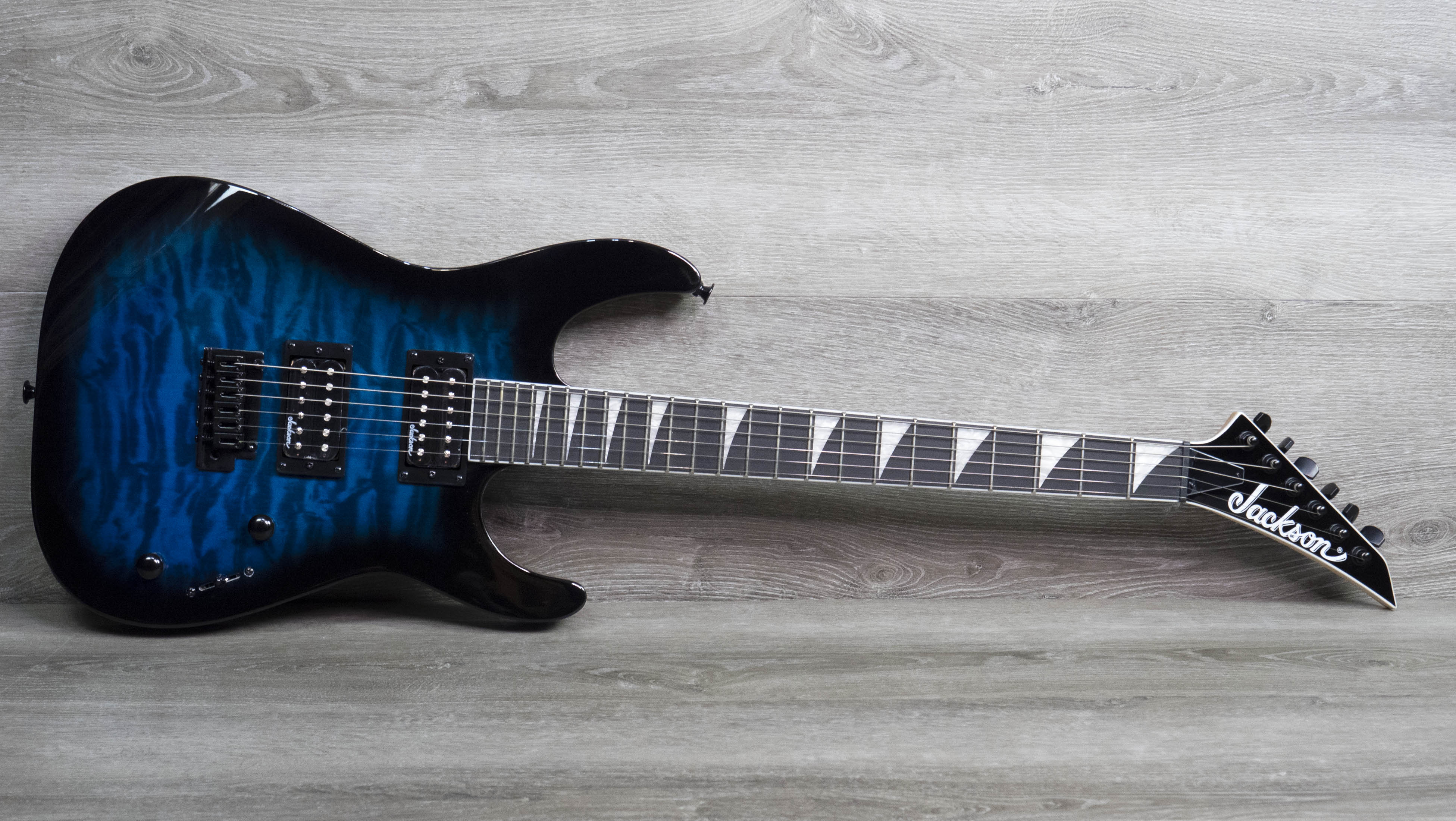 Jackson JS Series Dinky JS20 DKQ 2PT, Amaranth Fingerboard, Transparen ...