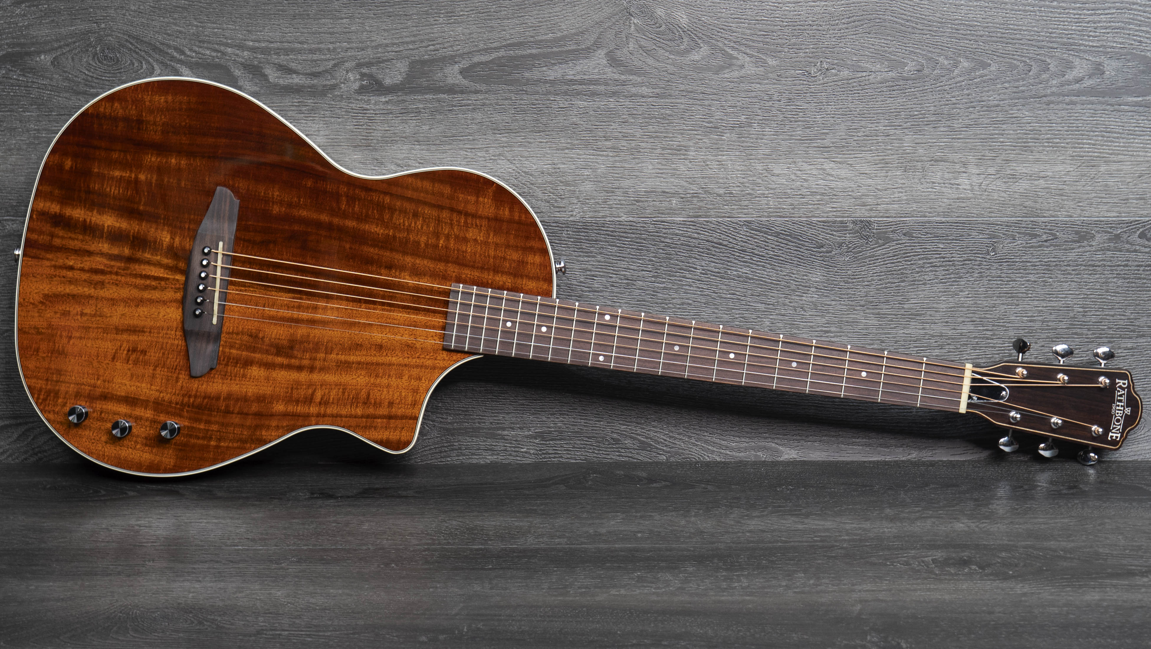 Rathbone Showmaster Thinline Electro-Acoustic Guitar – A Strings