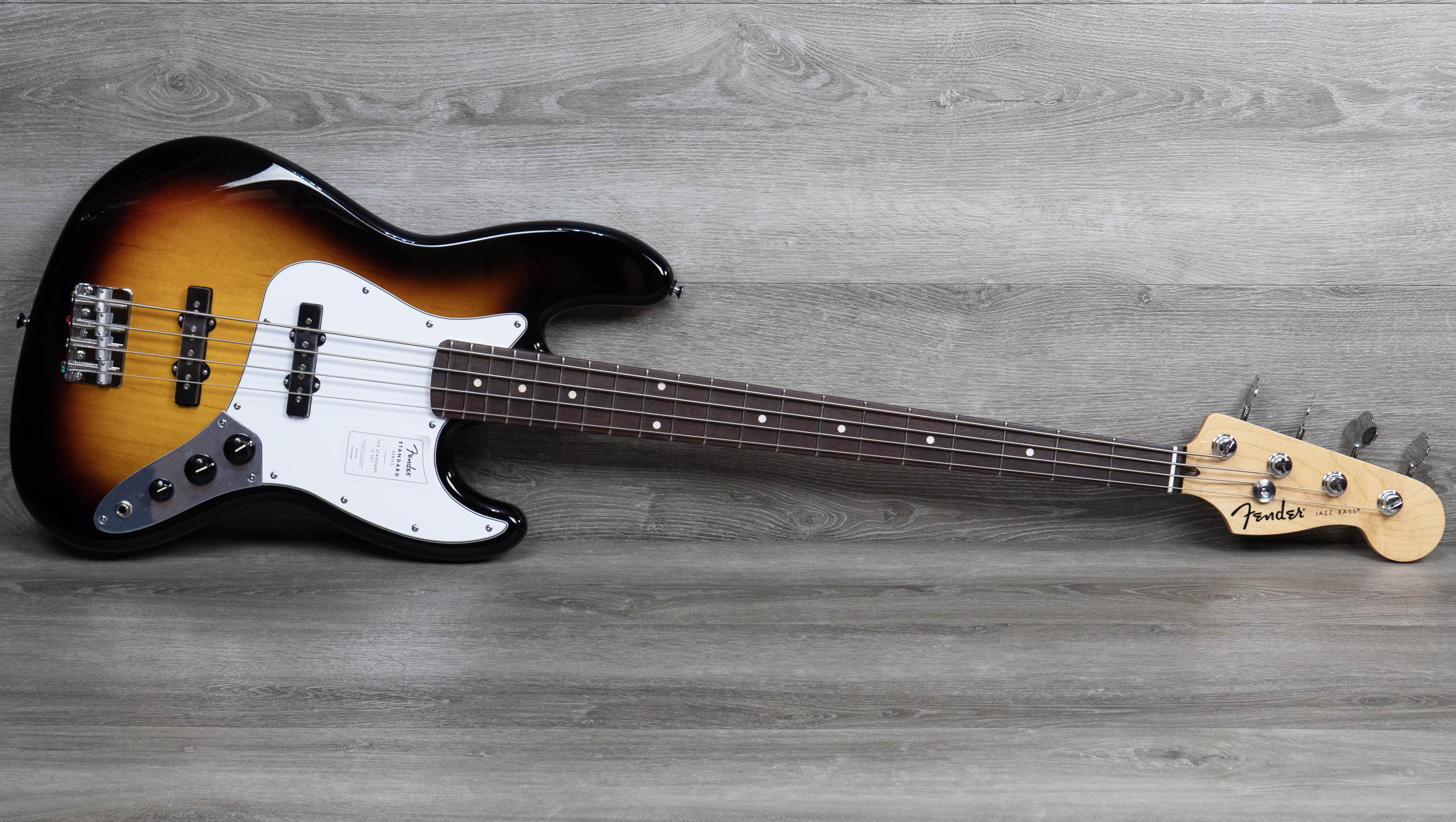 Fender Standard Jazz Bass, Laurel Fingerboard, 3 Colour Sunburst – A ...
