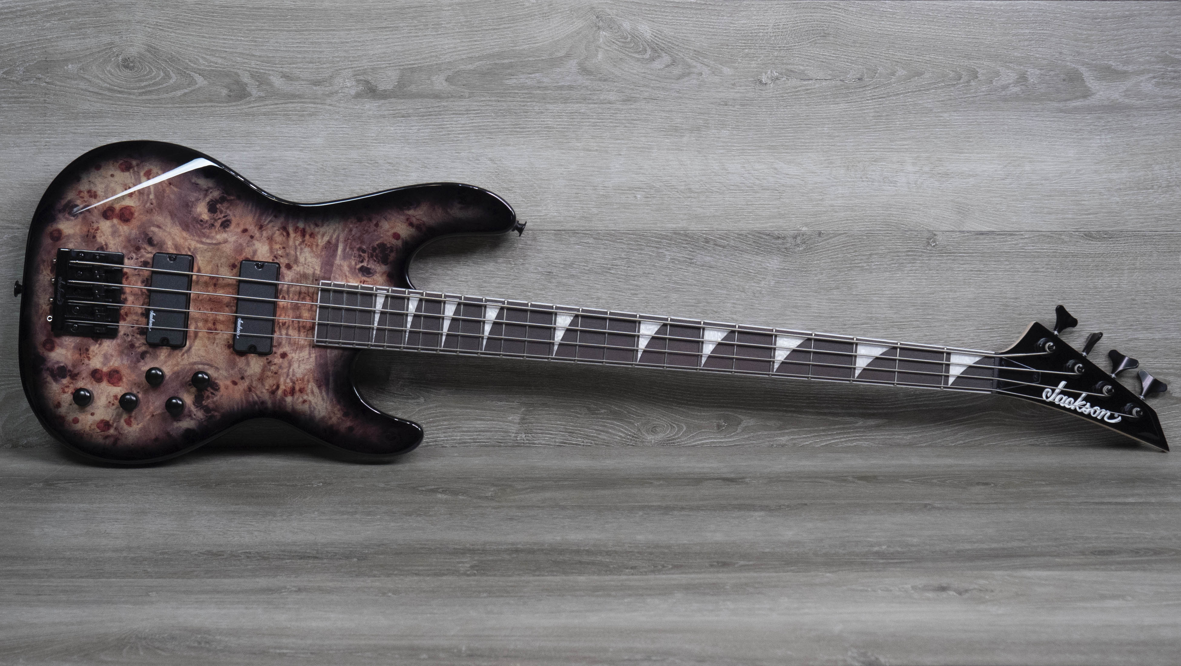 Jackson JS Series Concert Bass CB JS3P, Amaranth Fingerboard, Transpar ...