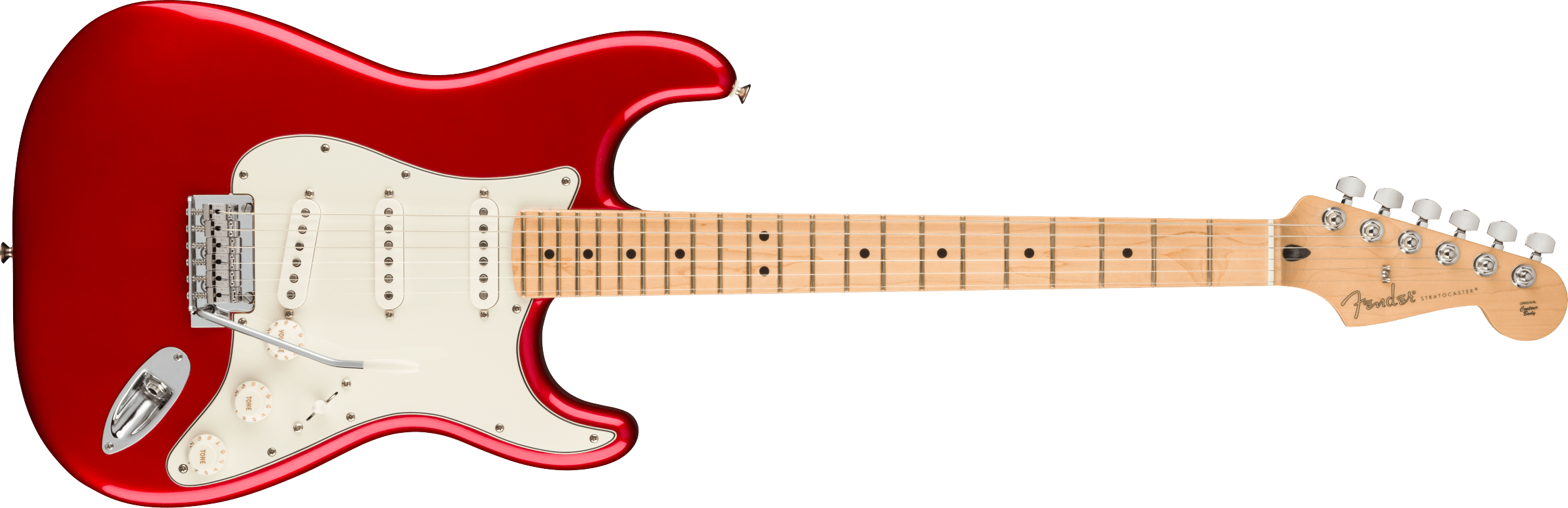 Fender Player Stratocaster, Maple Fingerboard, Candy Apple Red – A Strings