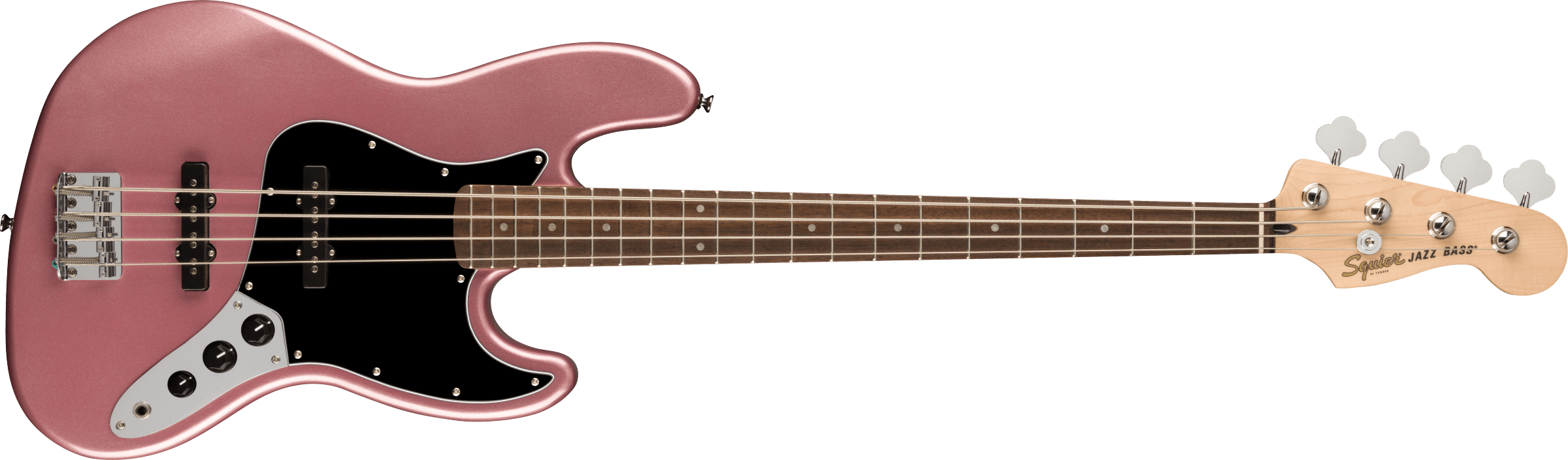 Squier Affinity Series Jazz Bass, Laurel Fingerboard, Burgundy Mist – A ...