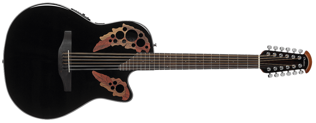 Ovation CE4412-5 Celebrity Elite 12-String, Black – A Strings