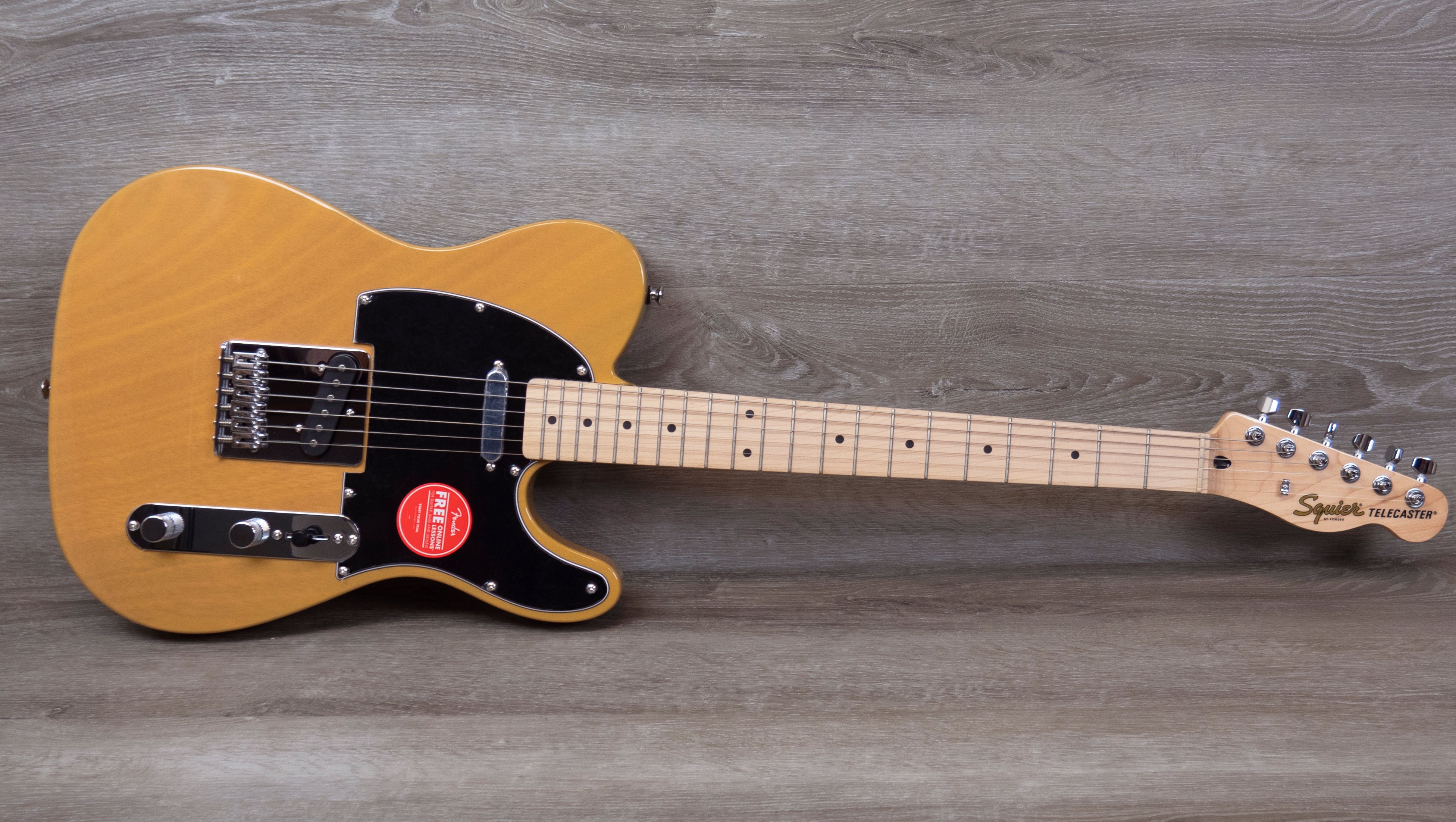 Squier Affinity Series Telecaster, Maple Fingerboard, Black Pickguard ...