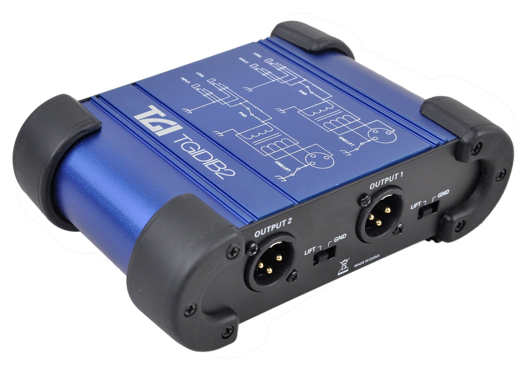 TGI Passive Dual Channel DI Box – A Strings